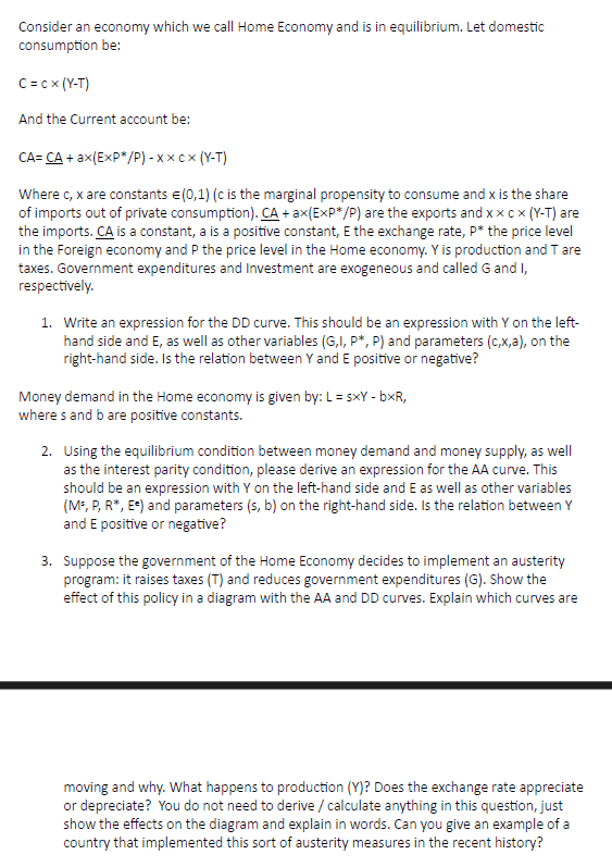 Show me the steps to solve this macroeconomics | Chegg.com