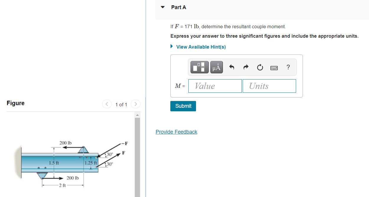 Solved Consider (Figure 1). Assume (Mc)1 = 550 lb. ft, (Mc)2 | Chegg.com