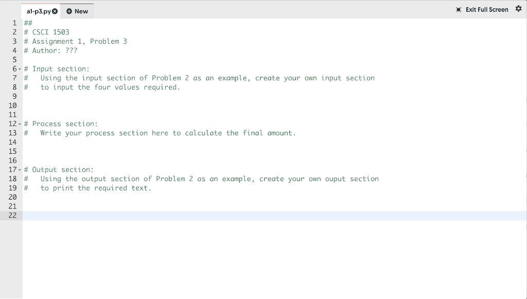 Solved In this problem, your job is to calculate the final | Chegg.com