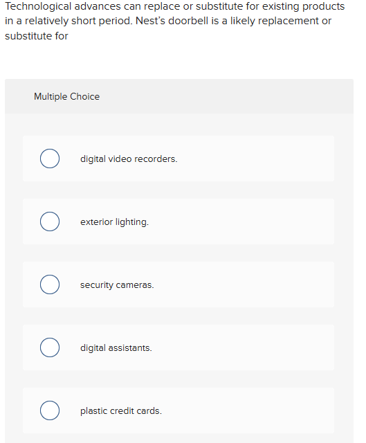 Solved Technological advances can replace or substitute for | Chegg.com
