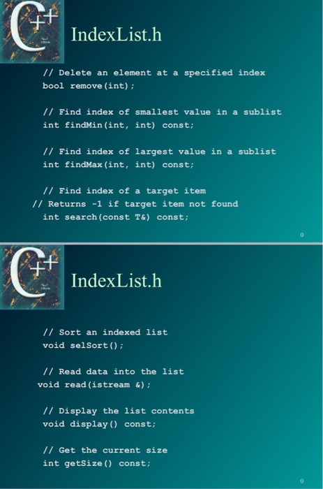 Solved Using inheritance, extend the template class | Chegg.com