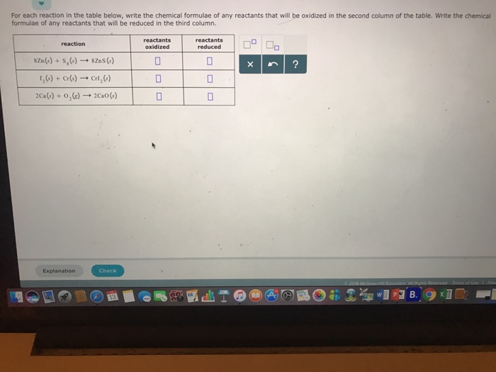 Solved For each reaction in the table below, write the | Chegg.com