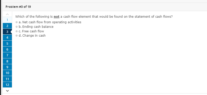 Solved I IILPILJI Problem #1 of 19 Which of the following | Chegg.com