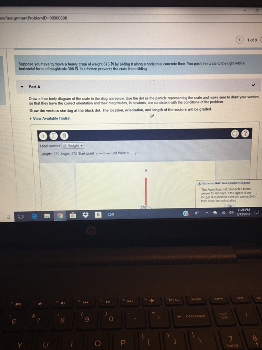 ew?assignmentProblemiD 90900398 く) 1of9 Suppose you | Chegg.com