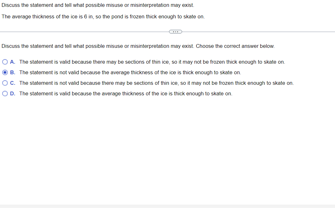 Solved Discuss the statement and tell what possible misuse | Chegg.com