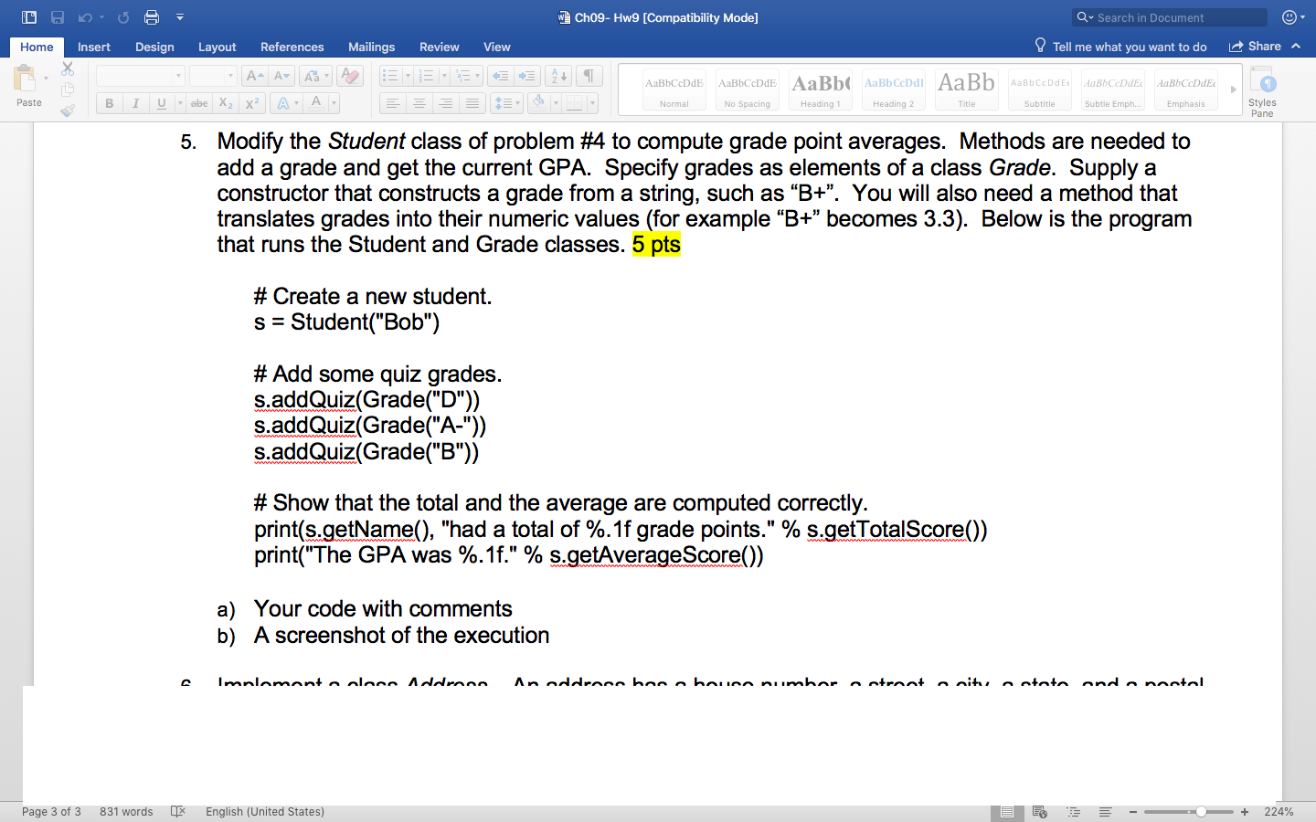 w Ch09- Hw9 [Compatibility Mode] QSearch in Document | Chegg.com
