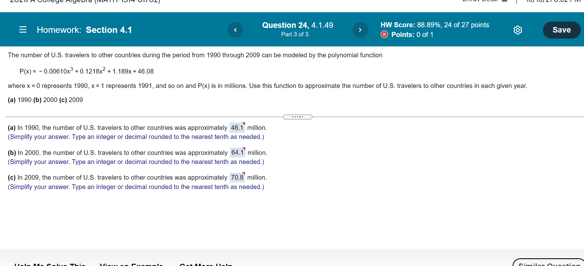 Solved Homework Section 4 1 Question 24 4 1 49 Part 3 Of