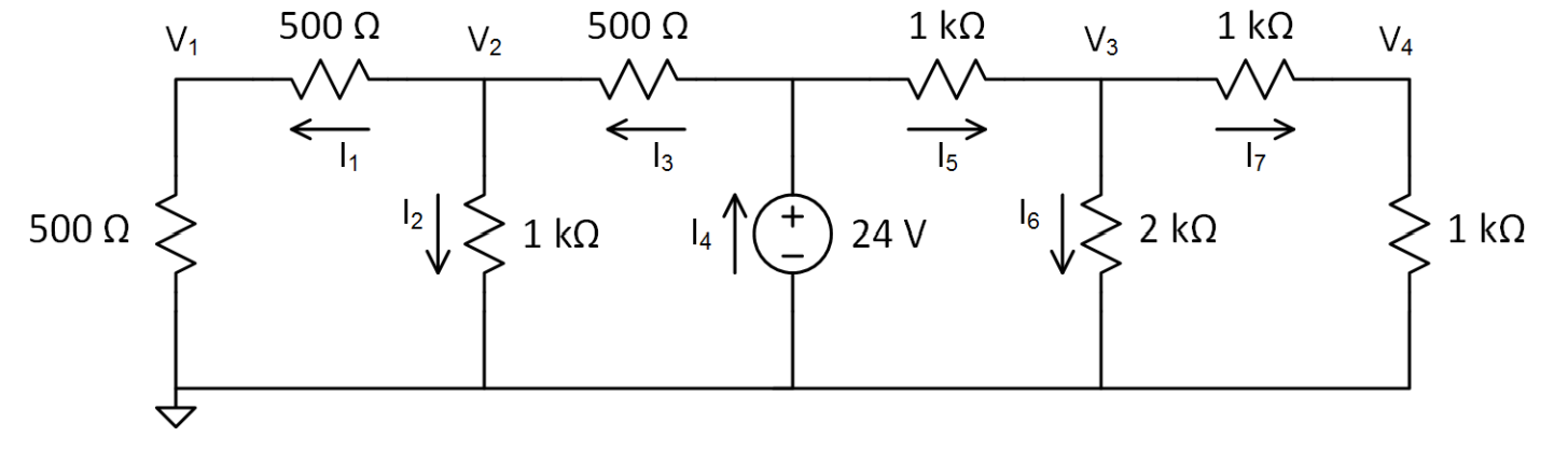 Solved 2) Perform nodal analysis to determine each of the | Chegg.com