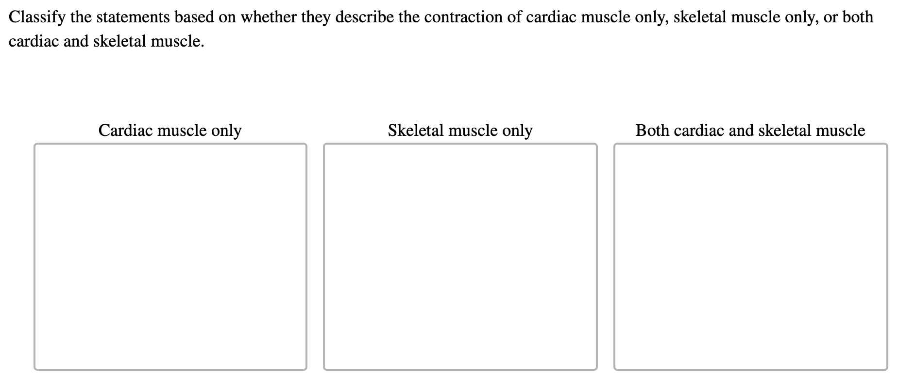 Solved Classify the statements based on whether they | Chegg.com
