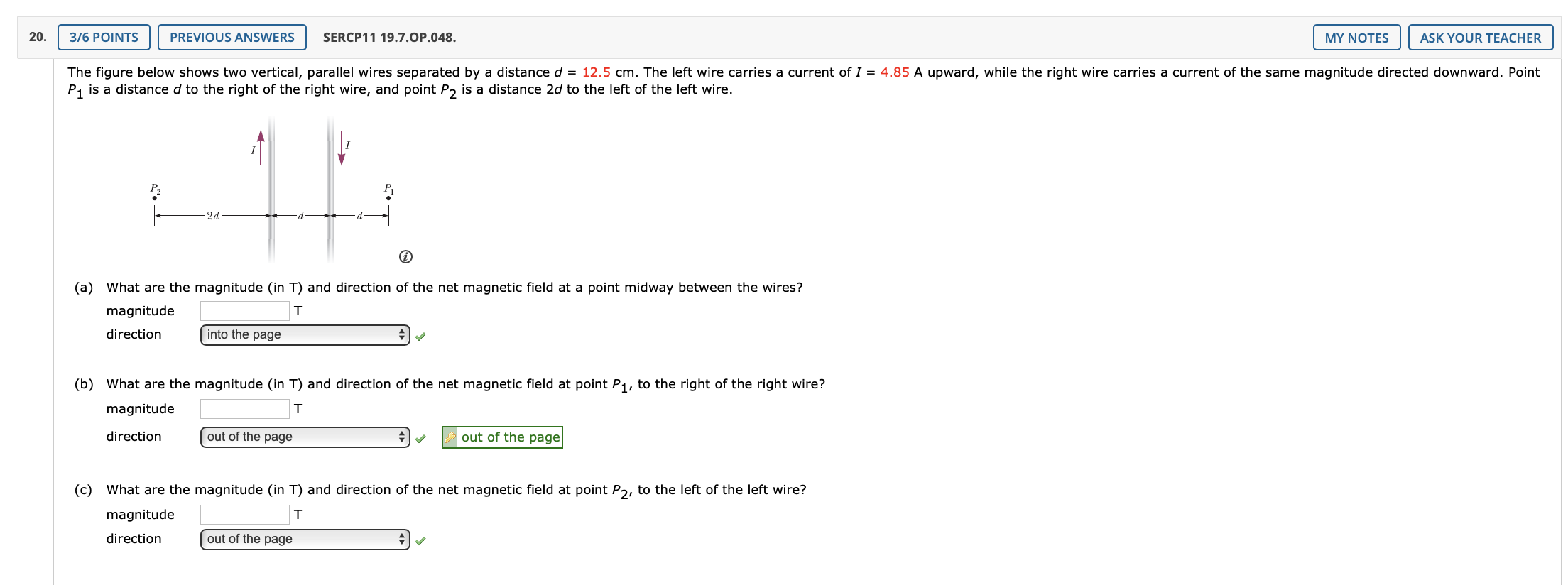 Solved 20. 3/6 POINTS || PREVIOUS ANSWERS SERCP11 | Chegg.com Solved 20. 3/6 POINTS || PREVIOUS ANSWERS SERCP11 | Chegg.com