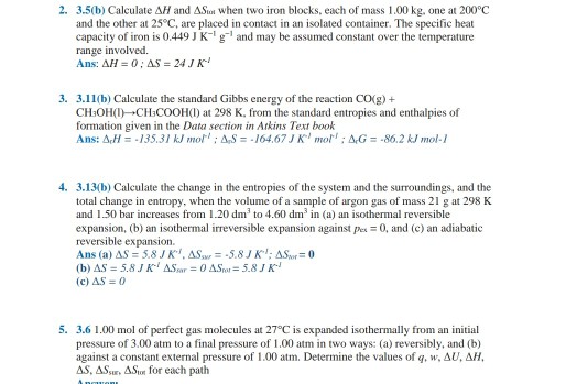 Solved 2. 3.5(b) Calculate ?? and ?Sut when two iron blocks, | Chegg.com
