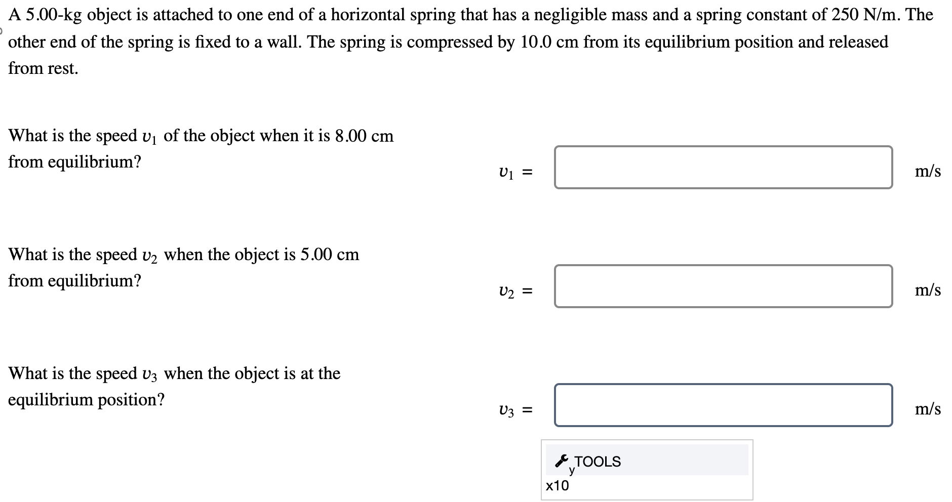 Solved A 5.00-kg object is attached to one end of a | Chegg.com