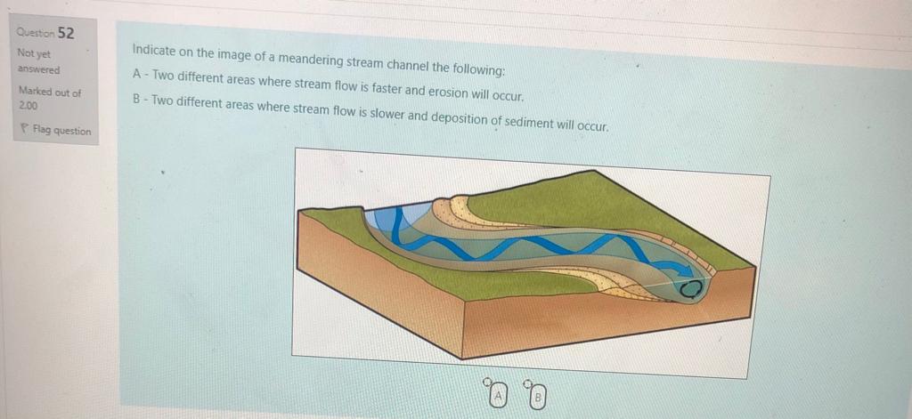 Solved Question 52 Not yet answered Indicate on the image of | Chegg.com