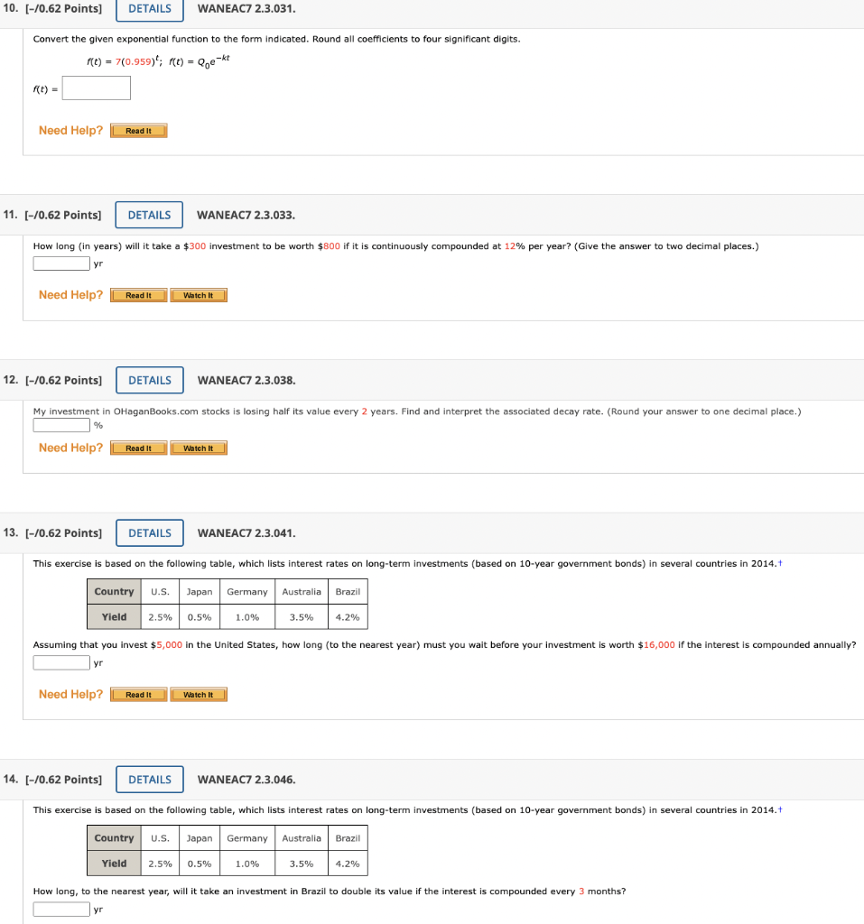 Solved 10. (-70.62 Points) DETAILS WANEAC7 2.3.031. Convert | Chegg.com