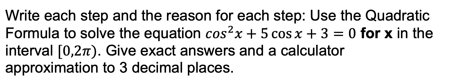 Solved Write each step and the reason for each step: Use the | Chegg.com