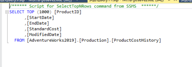 Solved Create a view called dbo.vw_Products that displays a | Chegg.com