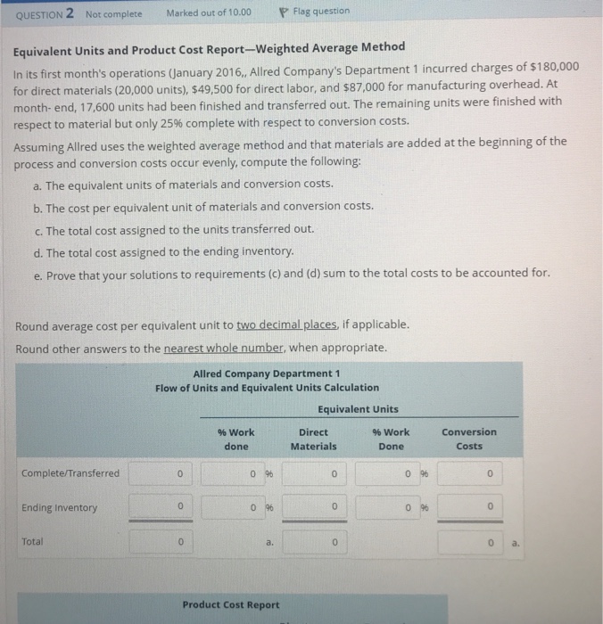 Solved Please show me the answer and the working process of | Chegg.com