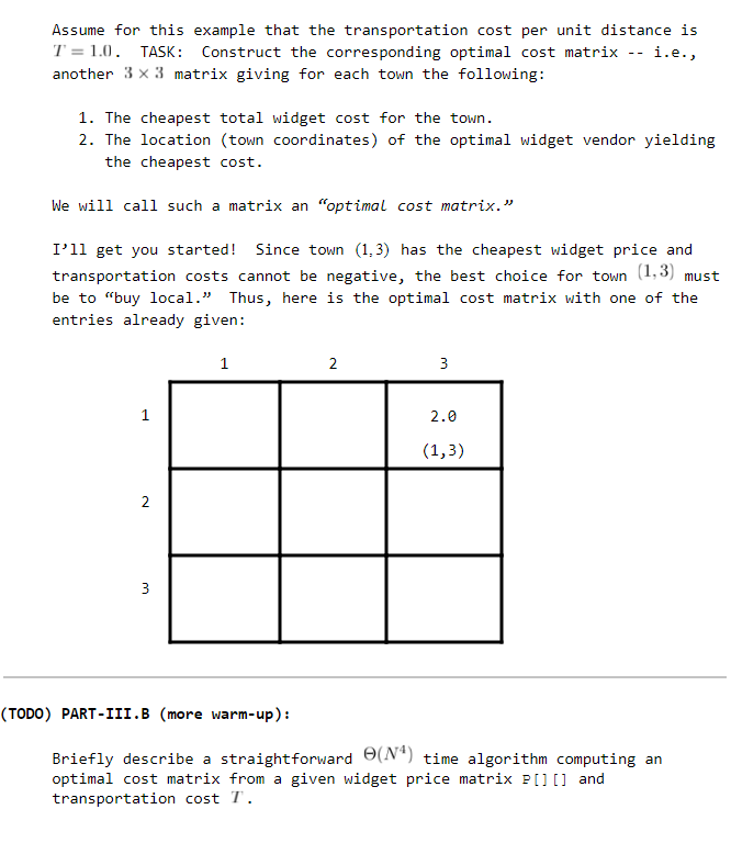 (Note: this is a "free-form" algorithm design problem | Chegg.com