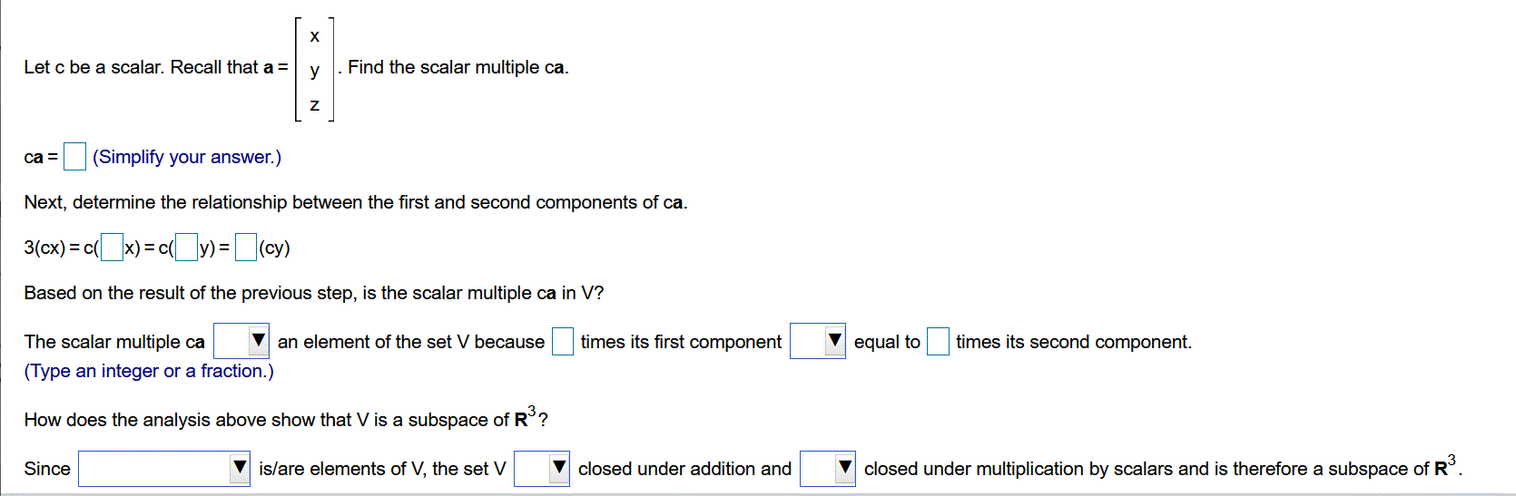Solved Show that the given set V is closed under addition | Chegg.com