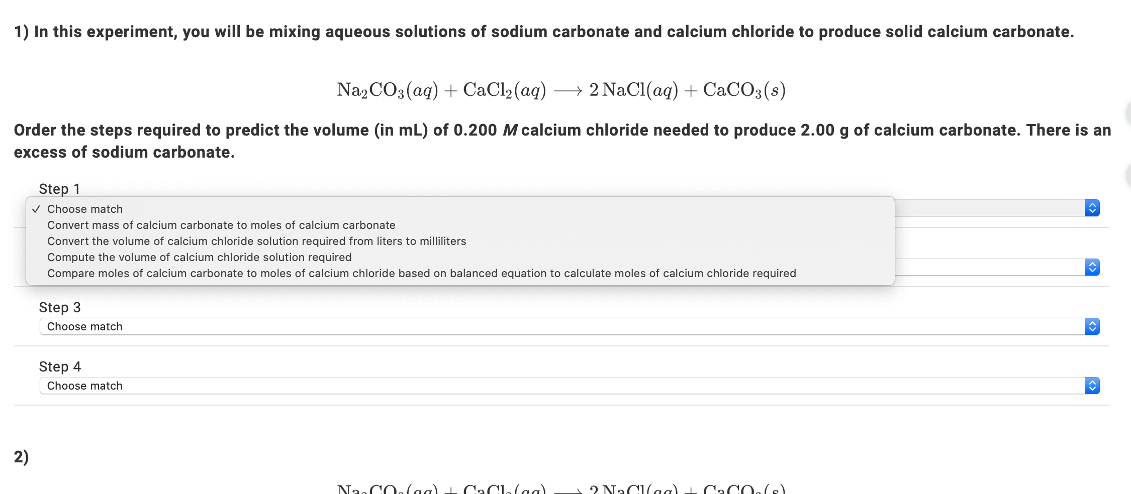 Solved 1) In this experiment, you will be mixing aqueous | Chegg.com