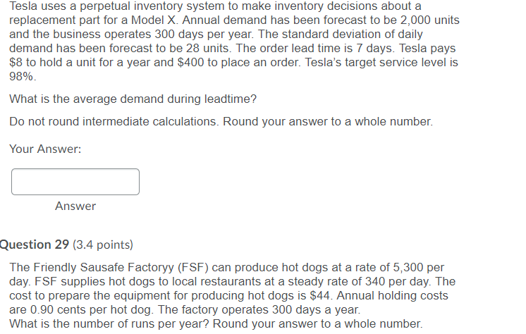 Solved Tesla uses a perpetual inventory system to make | Chegg.com