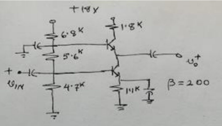 Solved Using the hybrid pi model, solve for the small signal | Chegg.com
