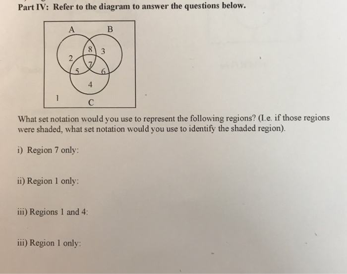Solved Part IV: Refer to the diagram to answer the questions | Chegg.com