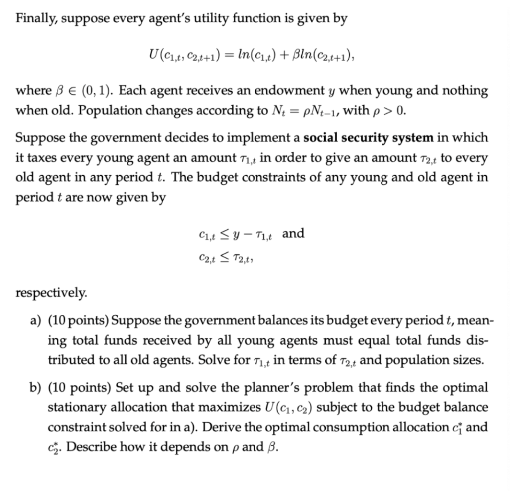 Solved Solve Only Part B And Do Not Use Method Of Lagrange