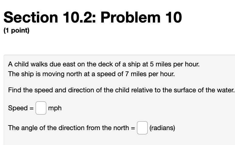 Solved Section 10.2: Problem 8 (1 point) What is the | Chegg.com