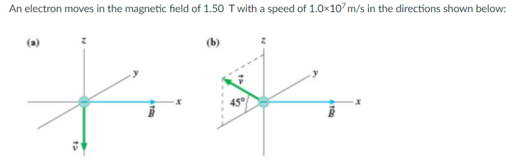 Solved - draw the vector of magnetic force felt by the | Chegg.com