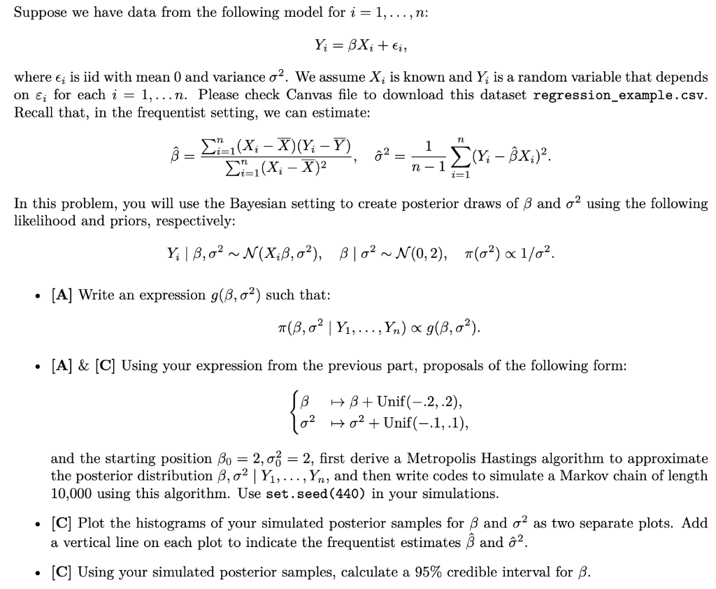Solved dataset regression_example x | Chegg.com