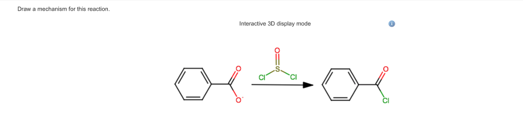 Solved Draw a mechanism for this reaction Interactive 3D | Chegg.com