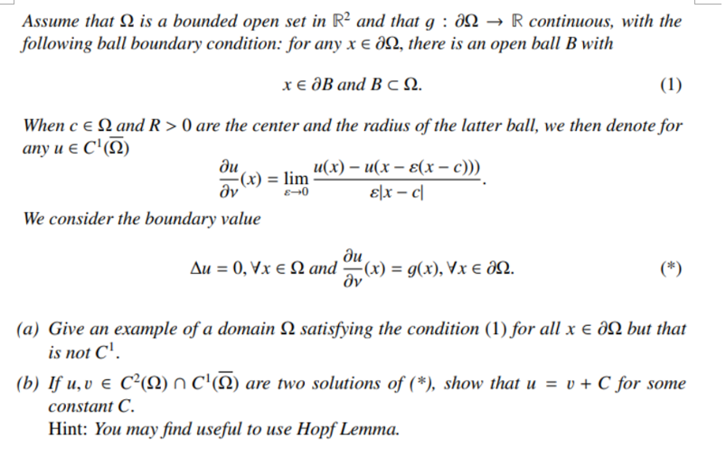 Assume that S2 is a bounded open set in R2 and that | Chegg.com