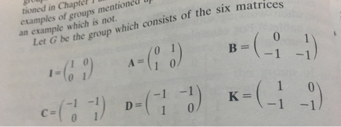 Solved B. Rules of Algebra in Groups For each of the | Chegg.com