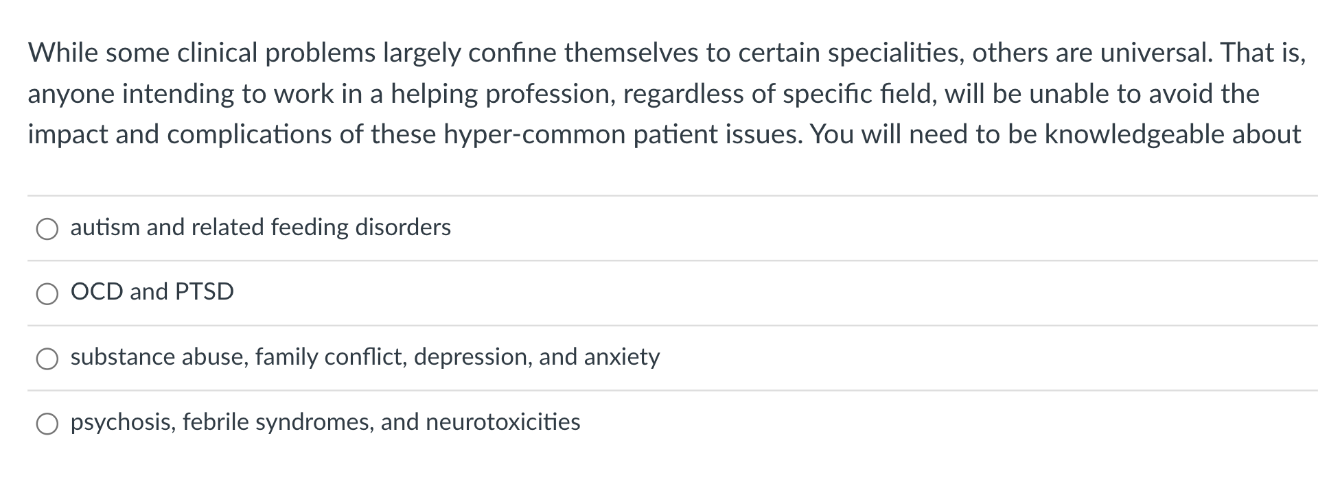 Solved Which of the following is a serious problem inherent | Chegg.com