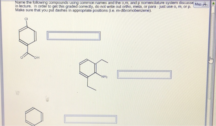 Solved Name the following compounds using common names and | Chegg.com