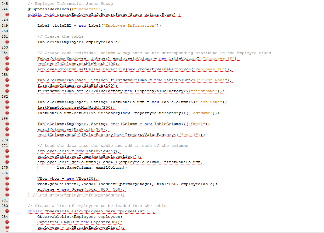 Solved package capestra; // Library Importsimport | Chegg.com