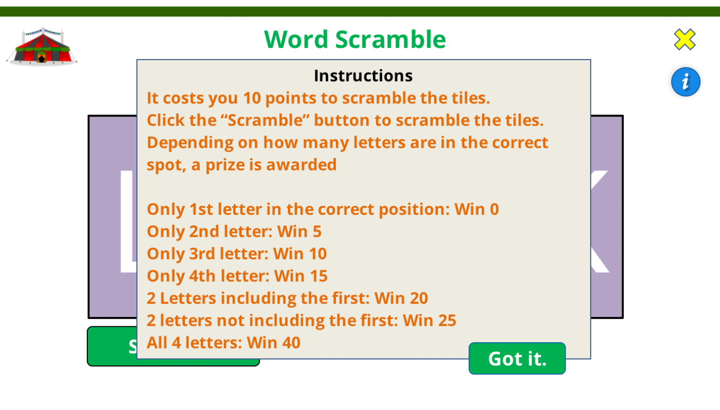 Word Scramble(E) Knowledge, Application and | Chegg.com