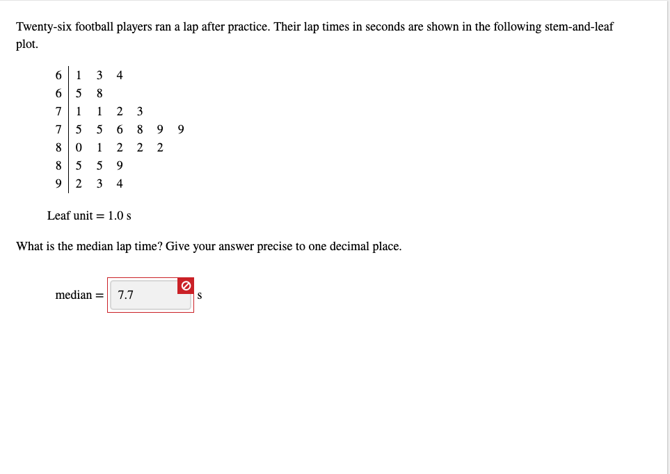 Solved Twenty-six football players ran a lap after practice. | Chegg.com