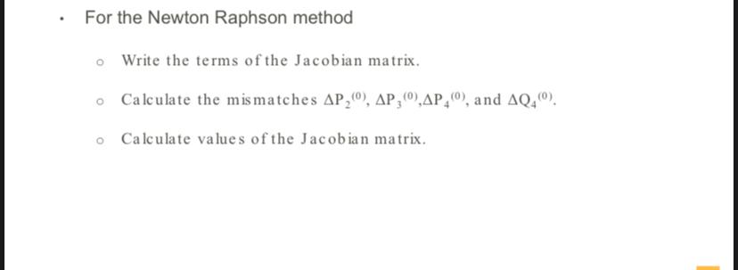 Solved - For the Newton Raphson method Write the terms of | Chegg.com