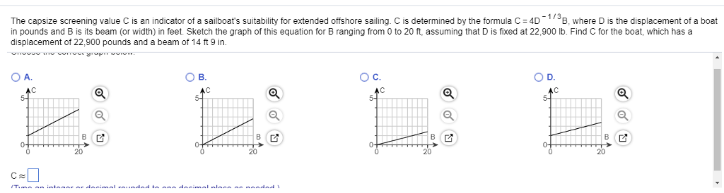 Solved -13 The capsize screening value C is an indicator of | Chegg.com