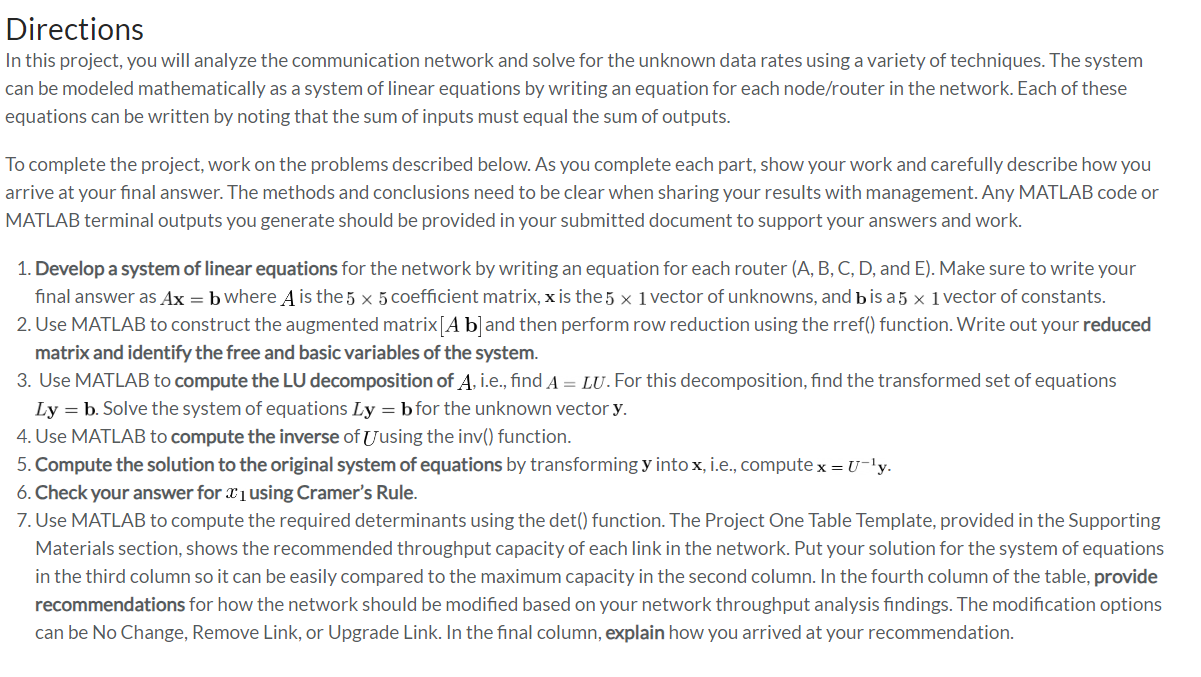 Solved Competency In this project, you will demonstrate your | Chegg.com