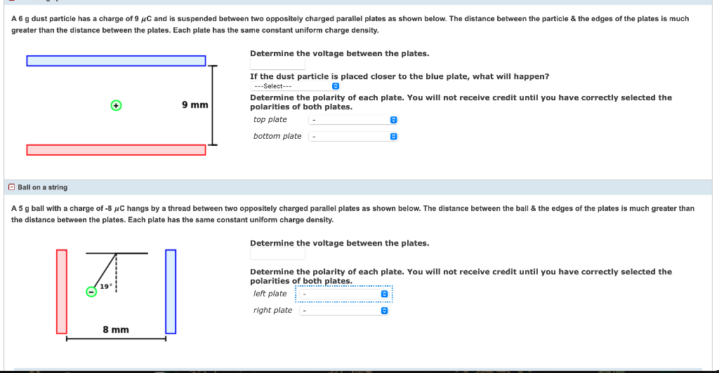 Solved greater than the distance between the plates. Each | Chegg.com