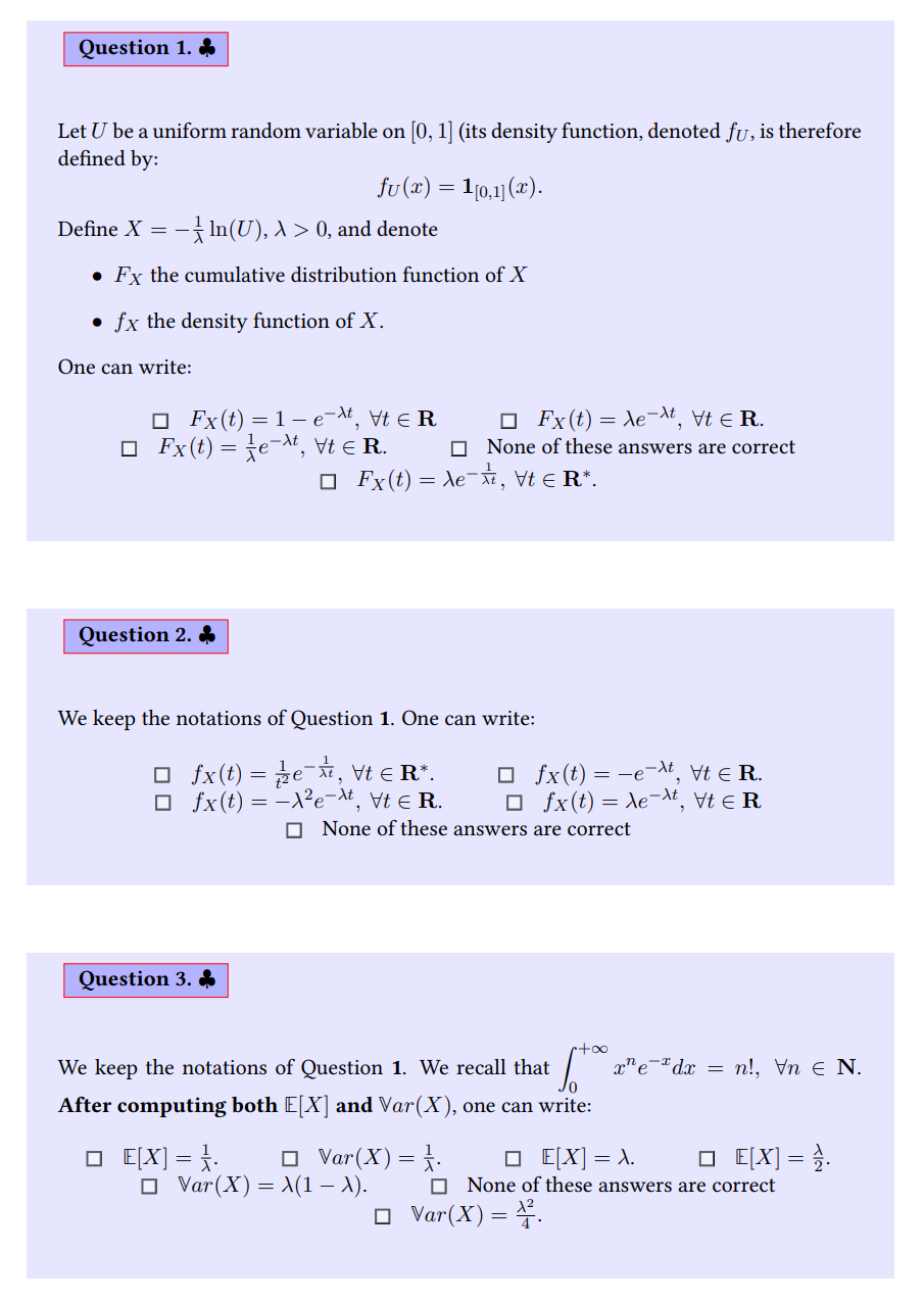 Solved Let U be a uniform random variable on [0,1] (its | Chegg.com