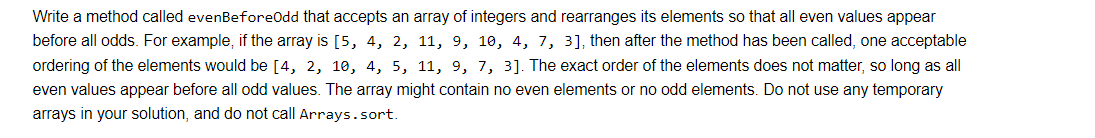 Solved Do not use STRING This is a method problem. Write a | Chegg.com