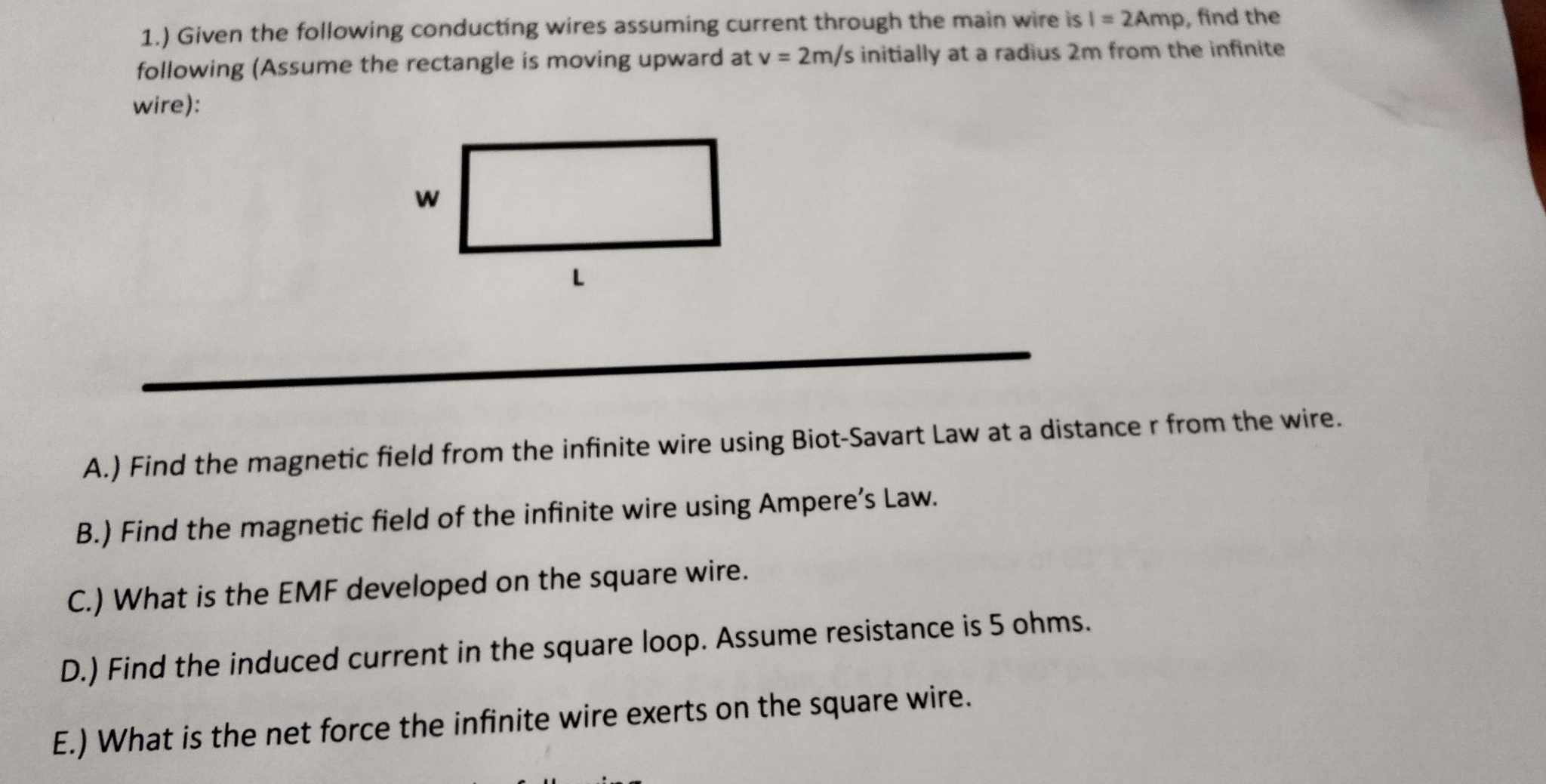 Solved 1.) Given the following conducting wires assuming | Chegg.com Solved 1.) Given the following conducting wires assuming | Chegg.com