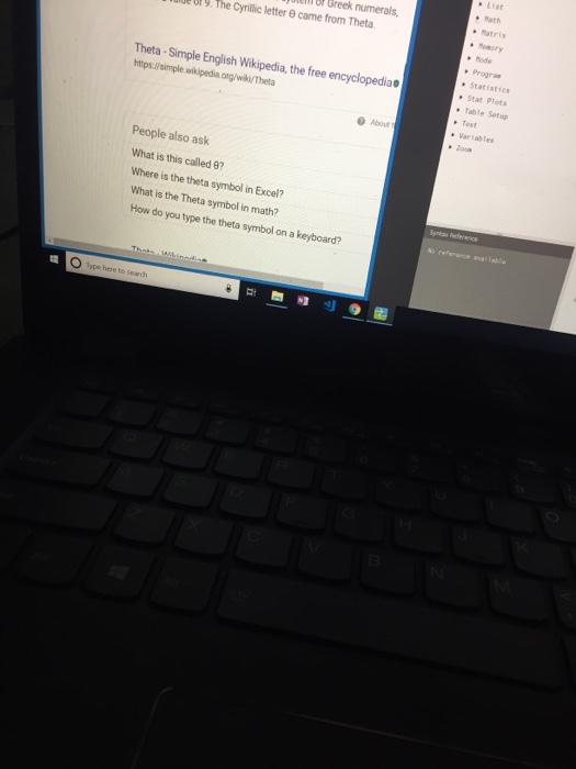 Theta Symbol On Keyboard