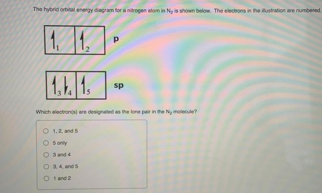 Solved Choose the correct hybrid orbital diagram for TeF2, | Chegg.com
