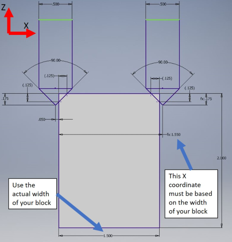 Solved Create a G-code program to cut the channel and | Chegg.com