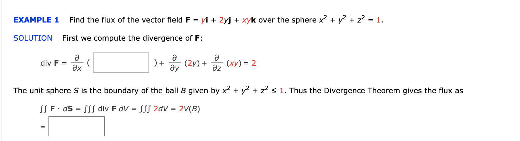 Solved EXAMPLE 1 Find the flux of the vector field F = yi + | Chegg.com